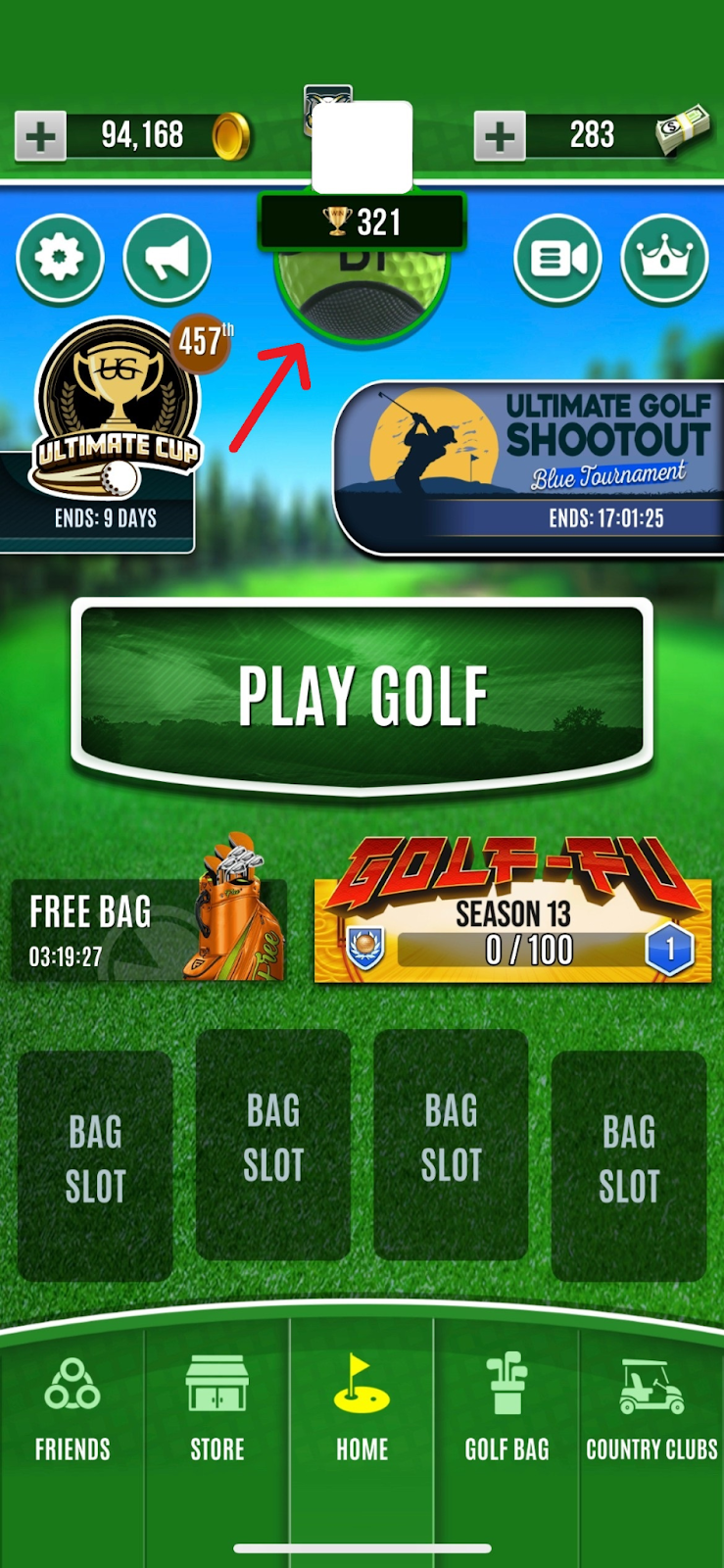 Golf Balls in Ultimate Golf – Miniclip Help and Support