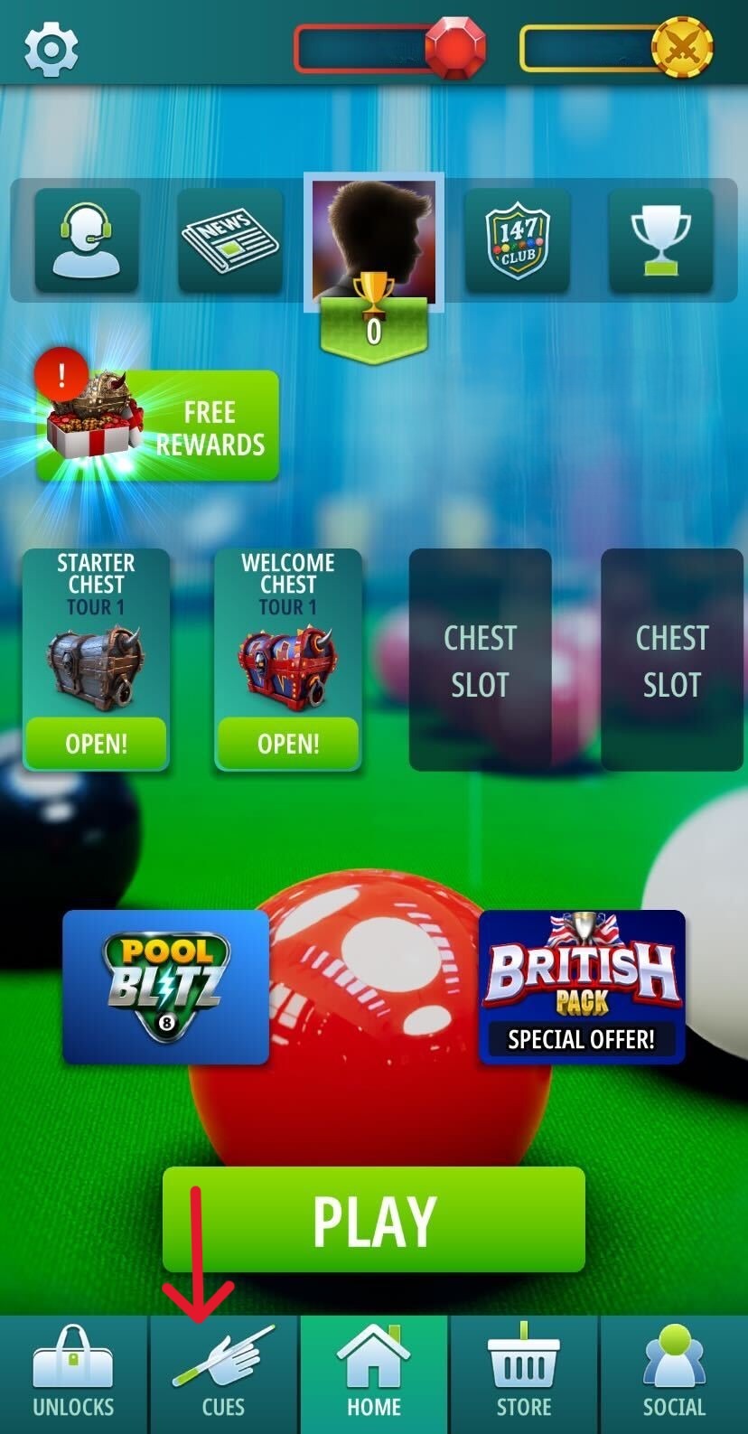 Snooker Blitz: Cues – Miniclip Help and Support