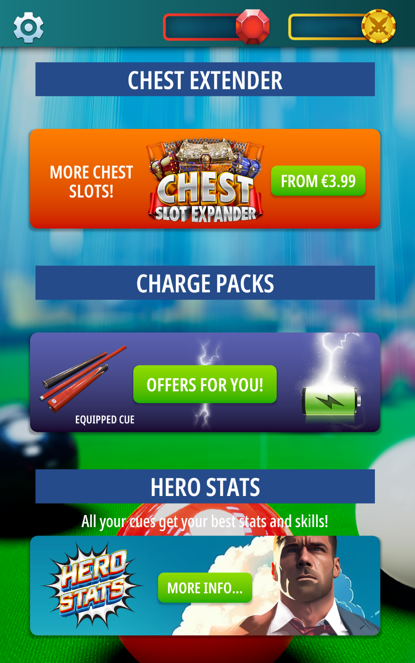 Snooker Blitz: Store – Miniclip Help and Support