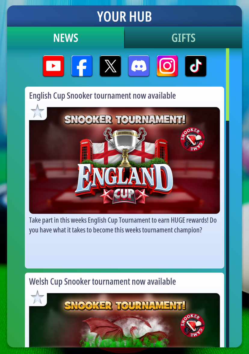 Snooker Blitz: News (Your Hub) – Miniclip Help and Support